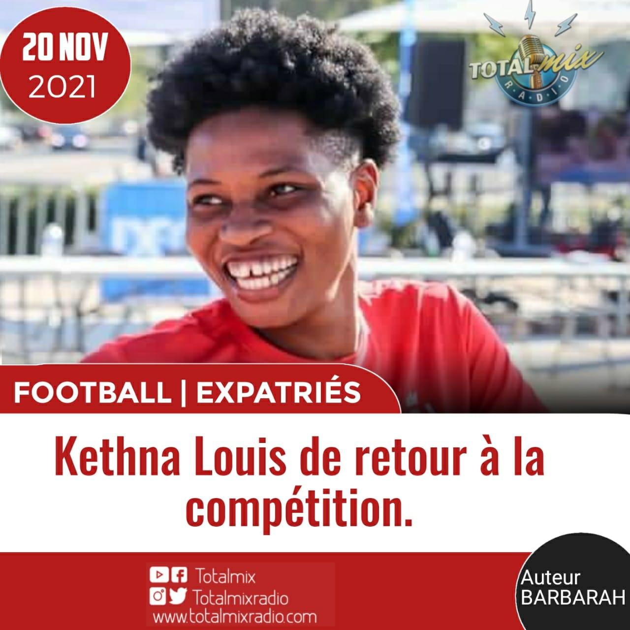 FOOT – EXPATRIÉS : KETHNA LOUIS DE RETOUR AVEC LE STADE DE REIMS ...