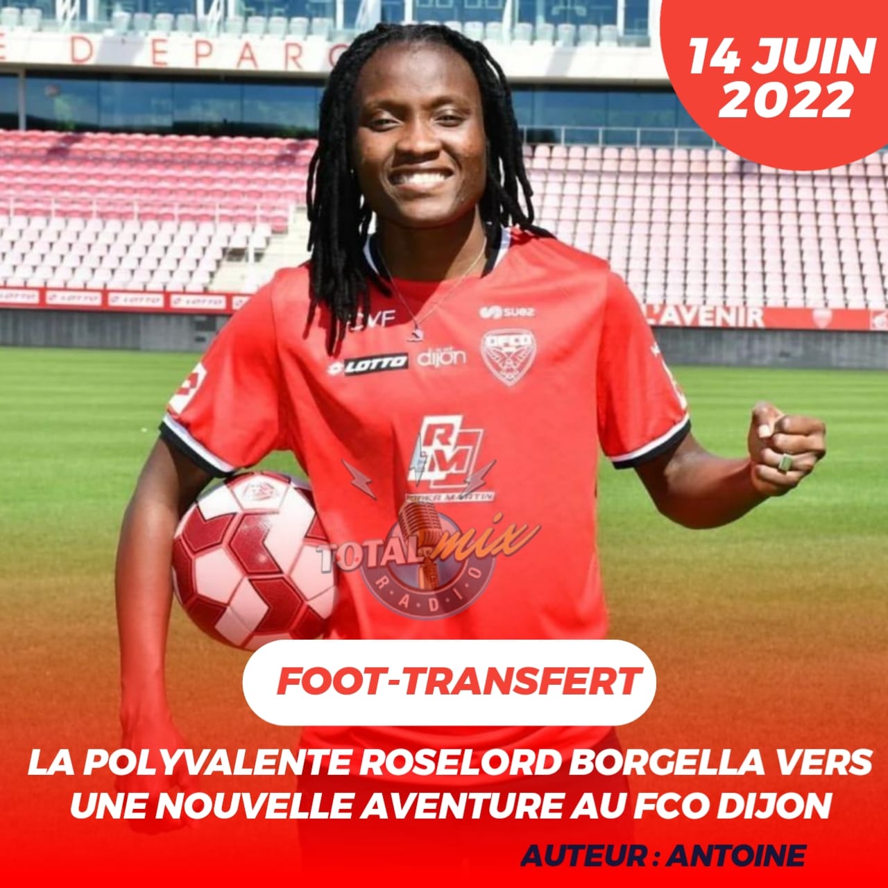 FOOT-TRANSFERTS : ROSELORD BORGELLA REJOINT LA SECTION FÉMININE DE ...