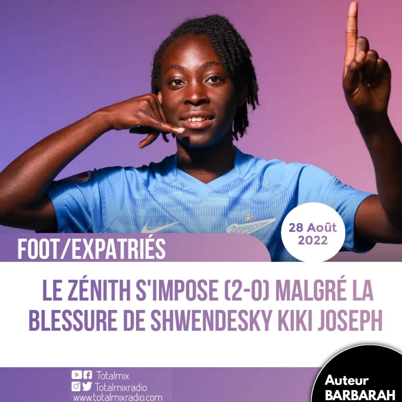 FOOT – EXPATRIÉS : LE ZÉNITH S’IMPOSE ET RIEN DE GRAVE POUR KIKI JOSEPH ...