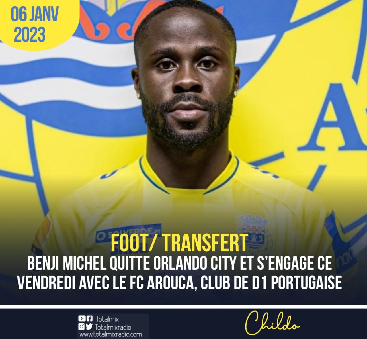 FOOT – TRANSFERTS : BENJI MICHEL FILE AU PORTUGAL ! – Totalmix Radio