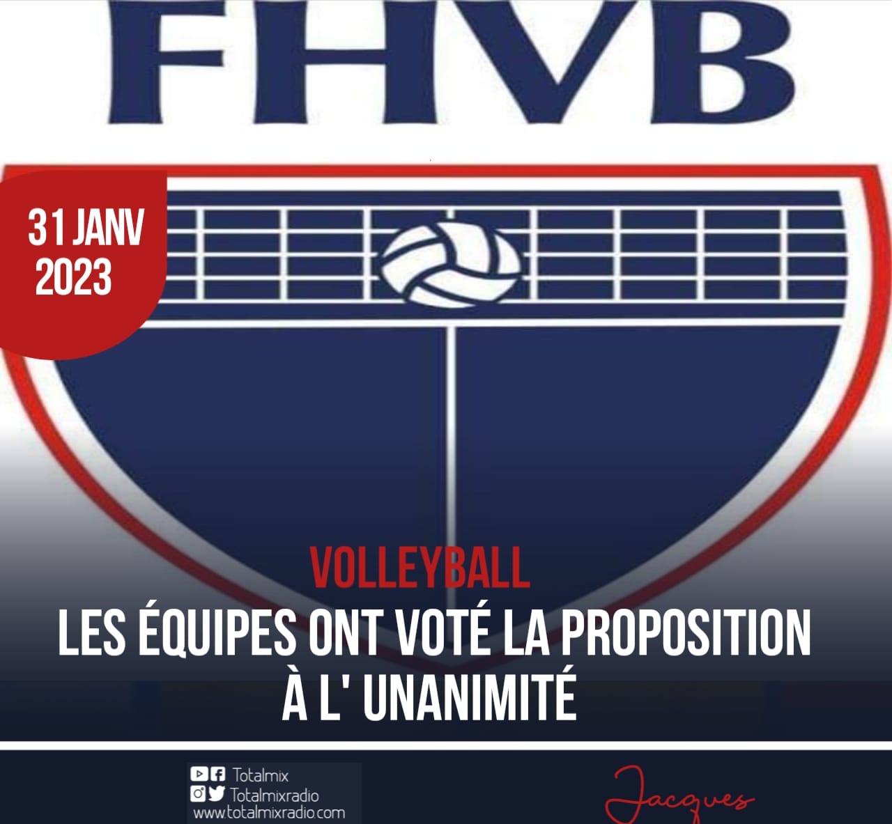 VOLLEY-BALL : LE MANDAT DU COMITÉ SORTANT DE LA FHVB PROLONGÉ ...