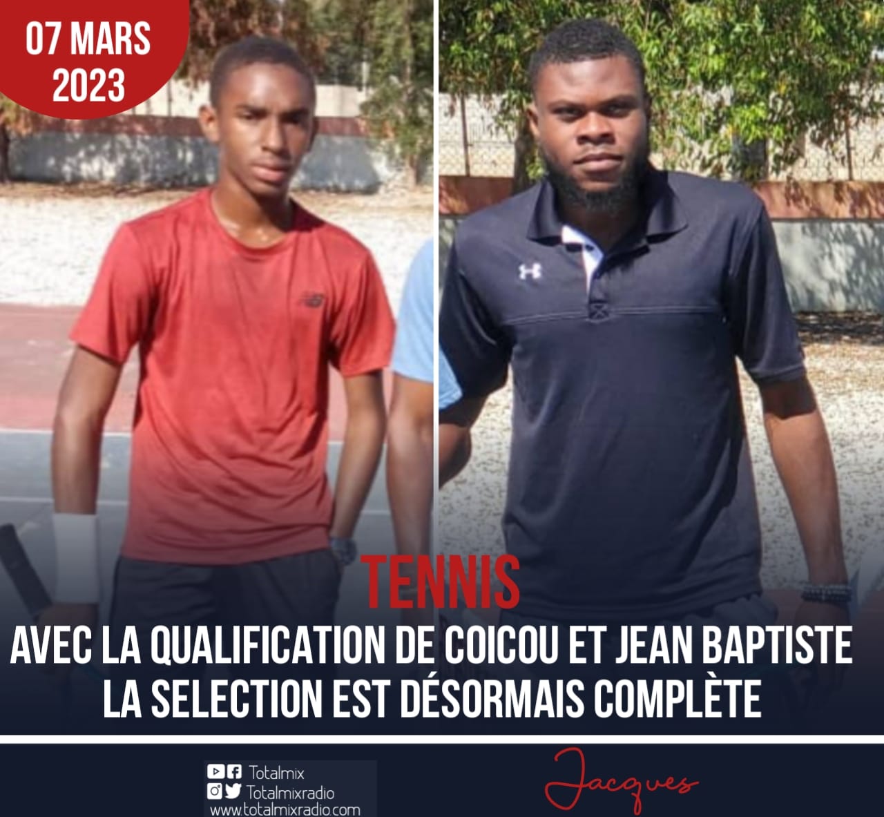 TENNIS - PRÉQUALIFICATION : LES 2 QUALIFIÉS SONT CONNUS ! • Totalmix Radio