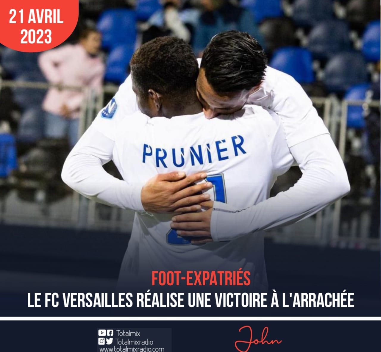 FOOT-EXPATRIÉS : TRIOMPHE DES COÉQUIPIERS DE PRUNIER FACE À CEUX DE ...