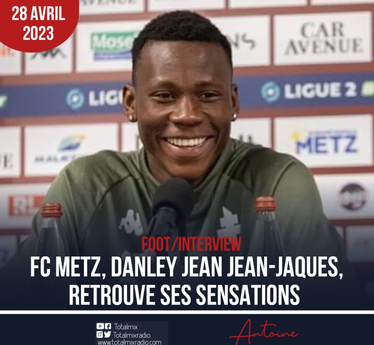 FOOT/INTERVIEW : DANLEY JEAN JACQUES ESTIME AVOIR TROUVÉ LA CONFIANCE ...