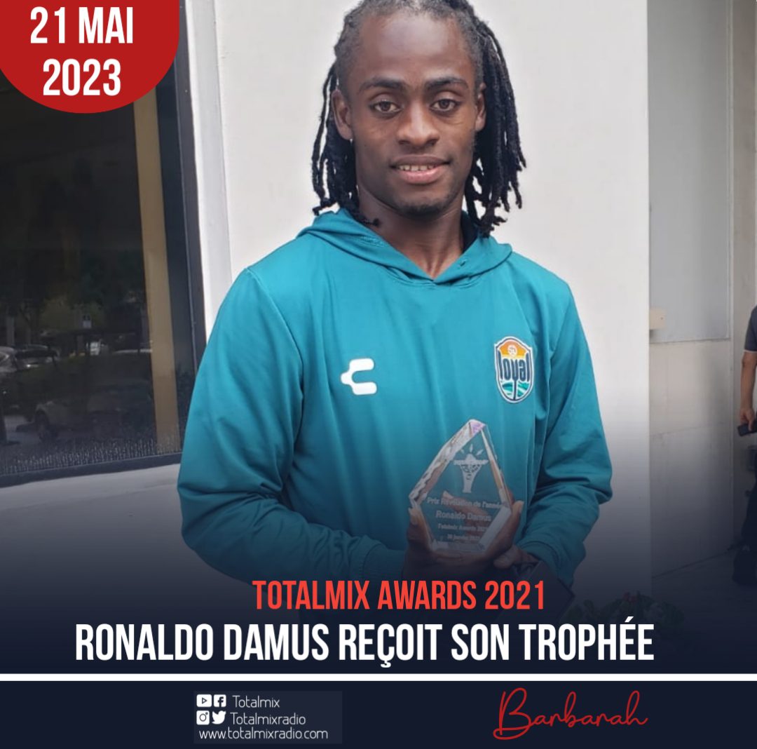 RONALDO DAMUS FINALLY RECEIVES HIS TROPHY – Totalmix Radio