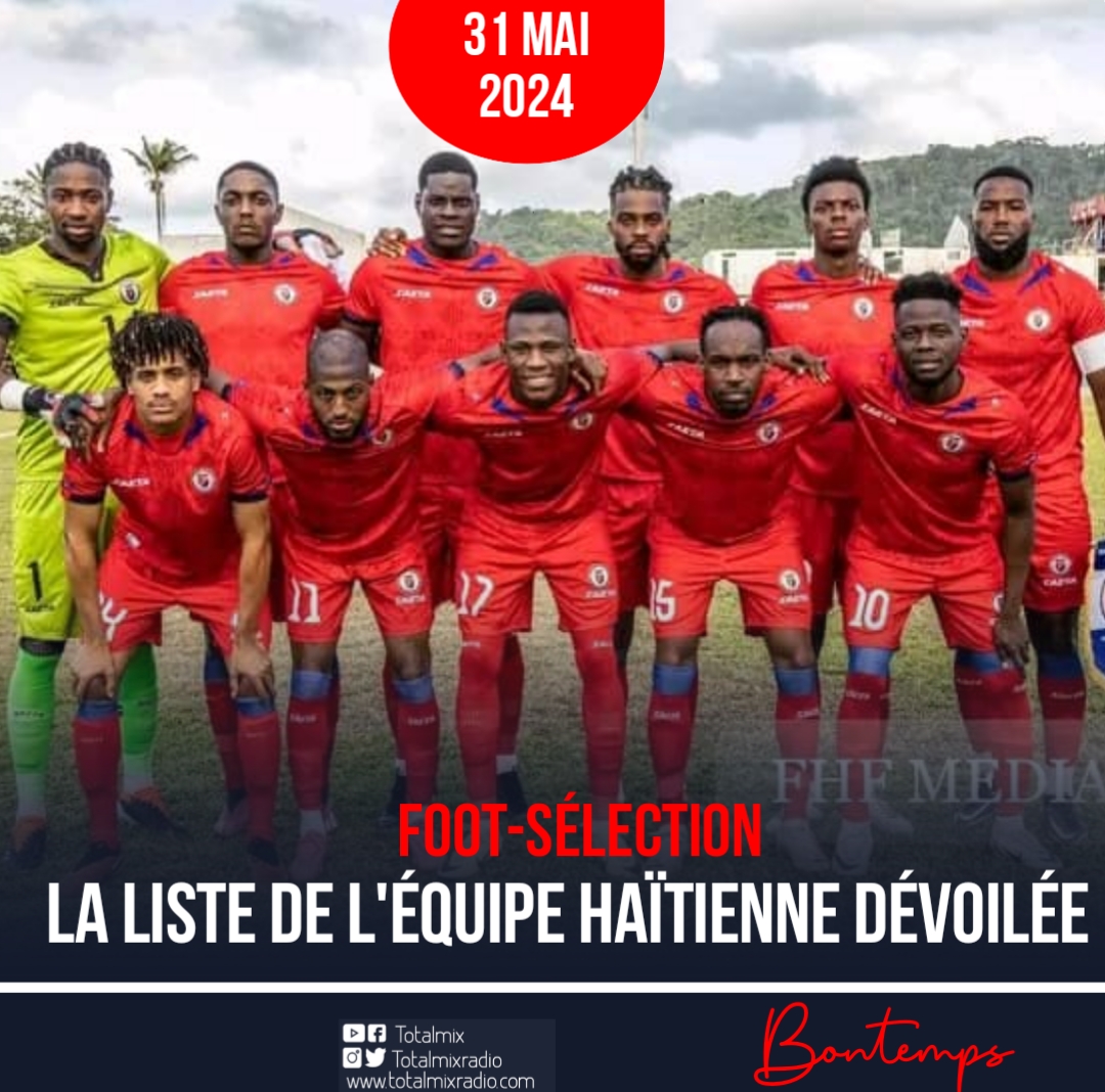Foot-sélection : Liste de l’équipe masculine haïtienne communiquée ...