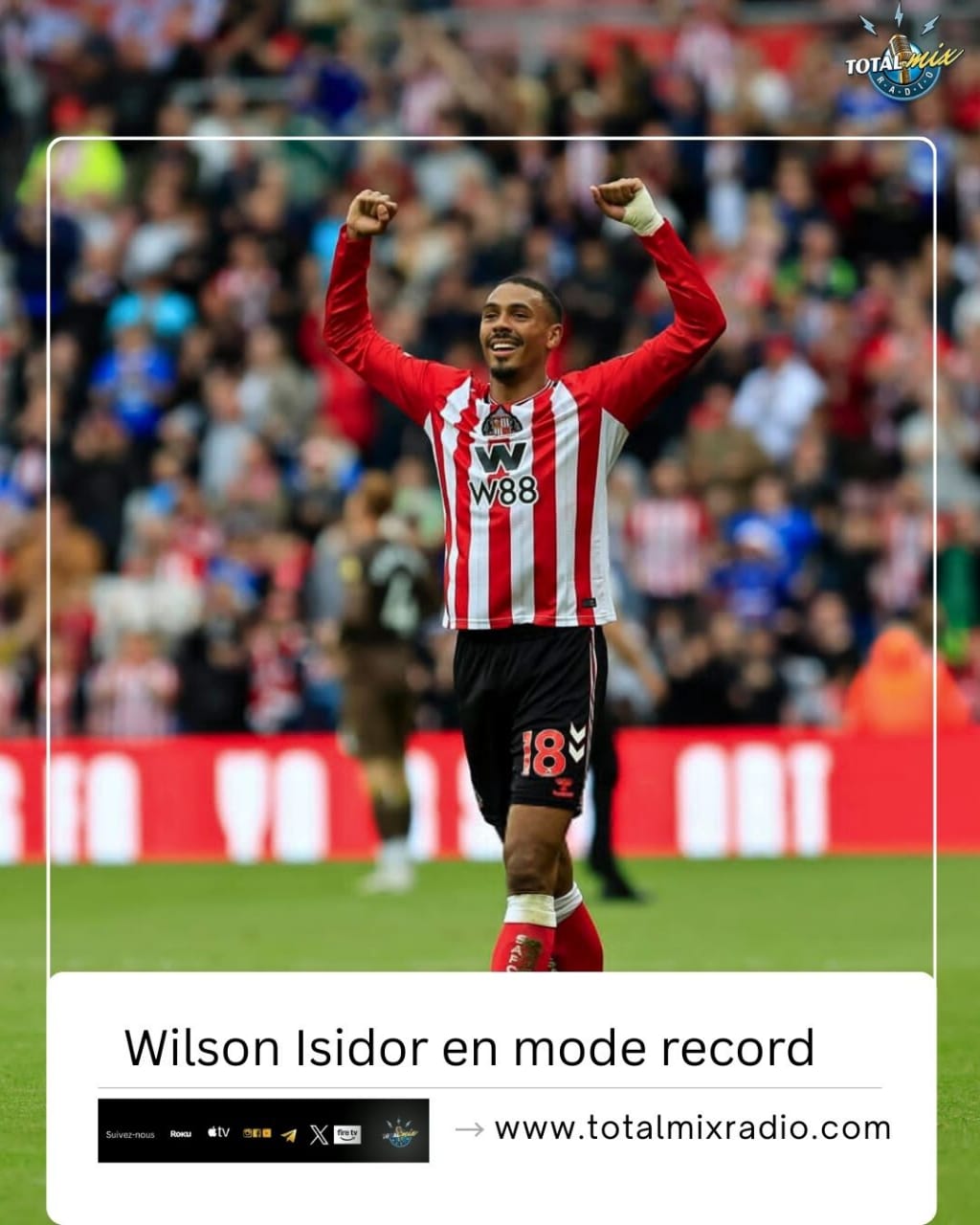 Premier League : Wilson Isidor à la même table que Gÿokeres et Ekitike ...