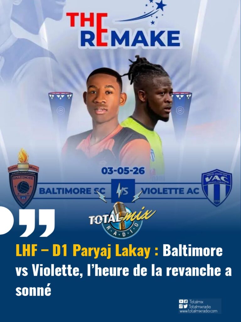 LHF – D1 Paryaj Lakay : Baltimore vs Violette, l’heure de la revanche a ...